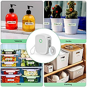 JADENS L12 Label Maker Tape, Continous 0.59inx18.04ft Thermal Laminated Waterproof Self-Adhesive Multipurpose Labeling Tape Replacement, 3 Pack(Patterned), not Compatible with D110