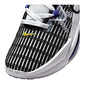 Nike Lebron Witness VI Mens Basketball Trainers Cz4052 Sneakers Shoes, White/Black-Persian Violet, 11 M US, White Black Persian Violet 100