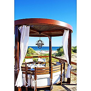 Westinghouse Lighting 6360600 Stella Mira Three-Light Chandelier, Oil Rubbed Bronze Finish with Highlights and Clear Glass Candle Covers Outdoor Pendant , Oil-rubbed Bronze