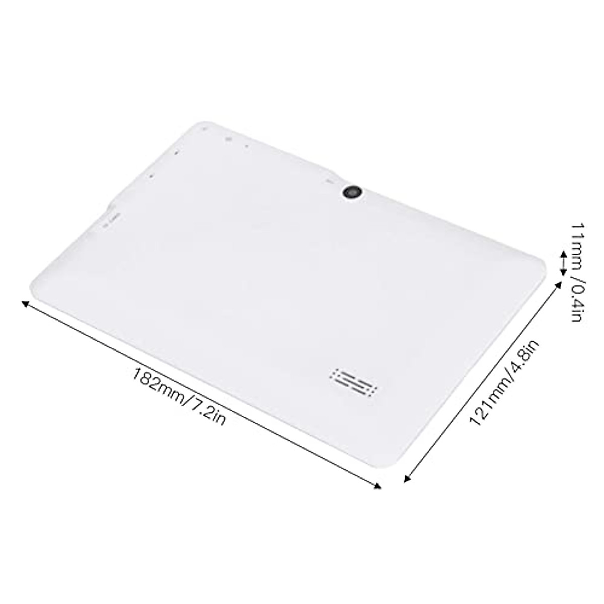 Tablet, 7inch 8GB ROM Quad Core CPU Tablet for Kids, Puzzle Early Education Tablet Kids Tablet, Support WiFi, Dual Camera, Gifts for Children (White)