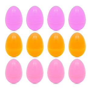 Pre-Filled Easter Eggs with Mini Pull Back Toy Cars (2.5 In, 24 Pack)