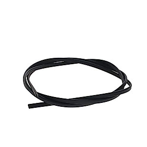 Othmro 1Pcs 3.28ft ABS Plastic Welding Rods, Black 1/5"x1/10" (WxTHK) ABS Plastic Shell Repair Rods Welder Sticks for Daily Plastic Repair, Car bumper Plastic Repair, Hot Air Gun
