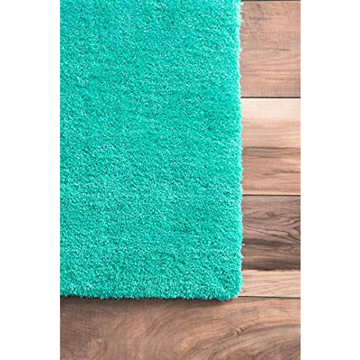 nuLOOM Handmade Ombre Shag Area Rug, 5x8, Turquoise