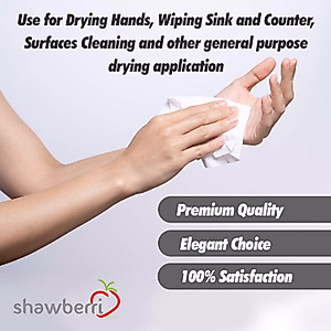 200 Large Disposable Guest Towels for Bathroom, Premium Linen-Like, Multi-Fold, Cloth-Feel Napkins, a Hygienic Solution for Kitchen, Party, Weddings and Events