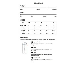 SweatyRocks Women's High Waist Slant Pocket Denim Jeans Ripped Straight Leg Pants Plain Black M