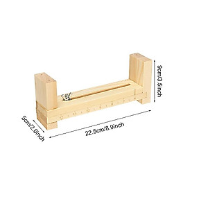 HomeSoGood Wood Bracelet Jig Wristband Knitting Tool Wood Paracord Making Wood Material Jig Bracelet Maker