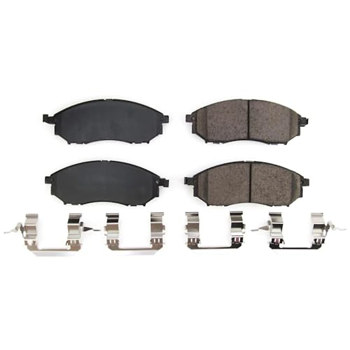 Power Stop 17-888B Front Z17 Evolution Ceramic Brake Pads with Hardware For INFINITI FX35 2006-2012 | INFINITI FX37 2013 | INFINITI FX45 2006-2008 | INFINITI QX70 2014 [Vehicle Specific]