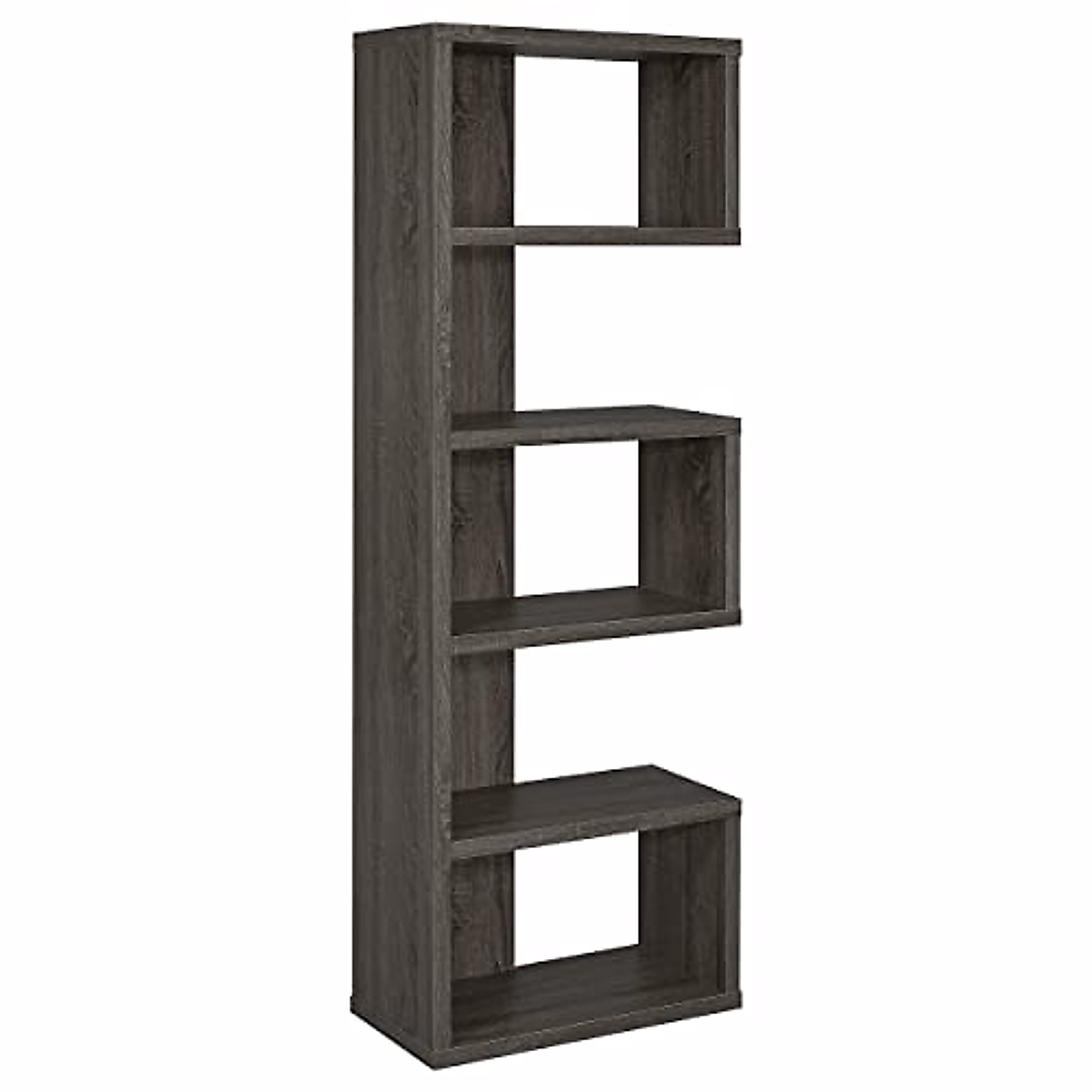Coaster Home Furnishings Joey 5-Tier Bookcase Weathered Grey