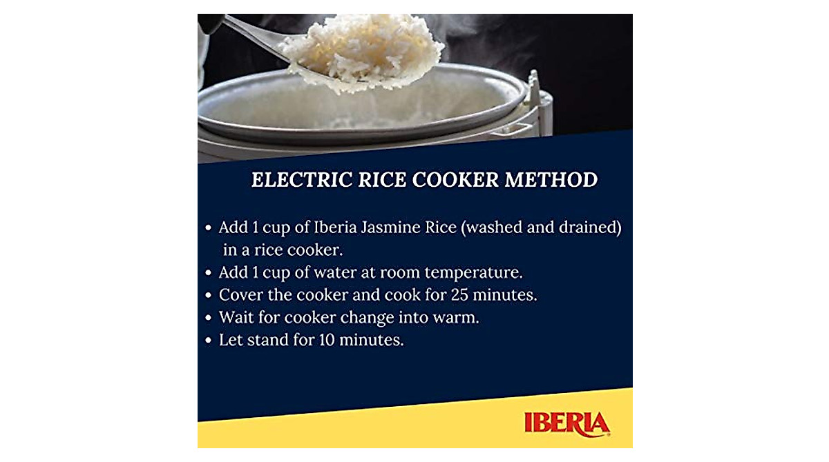 Iberia Jasmine Rice - Aromatic, Long Grain, 5 lbs