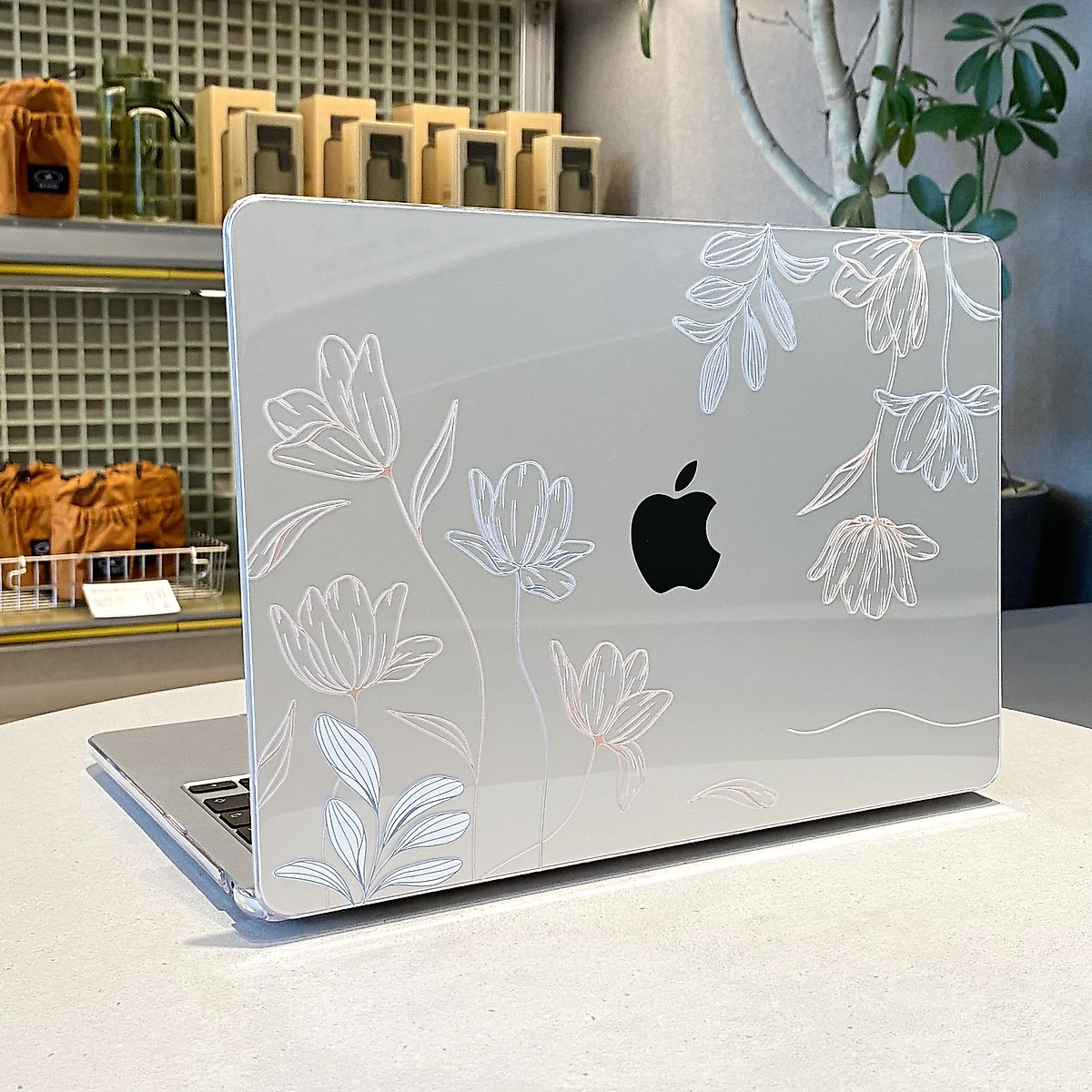 MEEgoodo for MacBook Air 13.3 inch Case 2021 2020 2019 2018 A2337 M1 ...