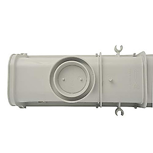 NDS 5 in. Pro Series Drain Kit, 5-1/2 in. X 39-3/8 in. Deep Profile Channel, End Caps/Outlet, Gray Plastic Grates