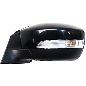 Kool Vue Driver Side Power Heated Mirror for Ford Focus 2012-2014 With Signal Light, Spotter Glass & Puddle Lamp Paintable
