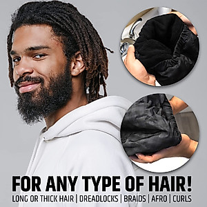 Black Shower Cap for Men