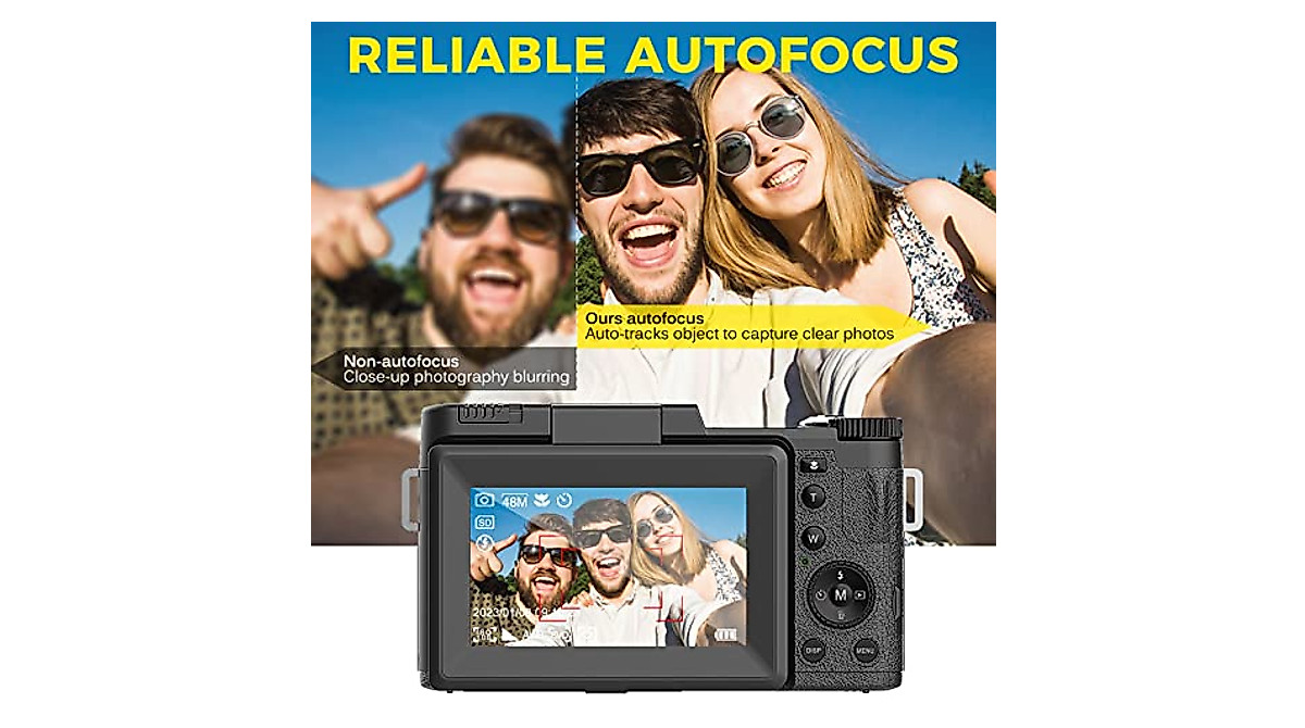 4K 48MP Vlogging Camera for Beginners | High-Quality Video & Photos