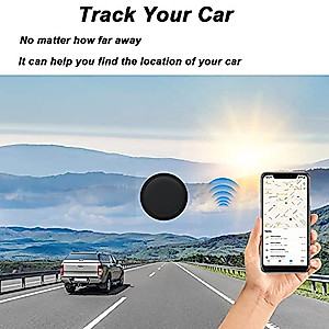 LiZHi Case for Apple Airtag Holder Airtag Case Cover Airtag Sticker Stick on Adhesive Mount Silicone for Tv Remote Car AirTag Phone Case 2 Pack，Black