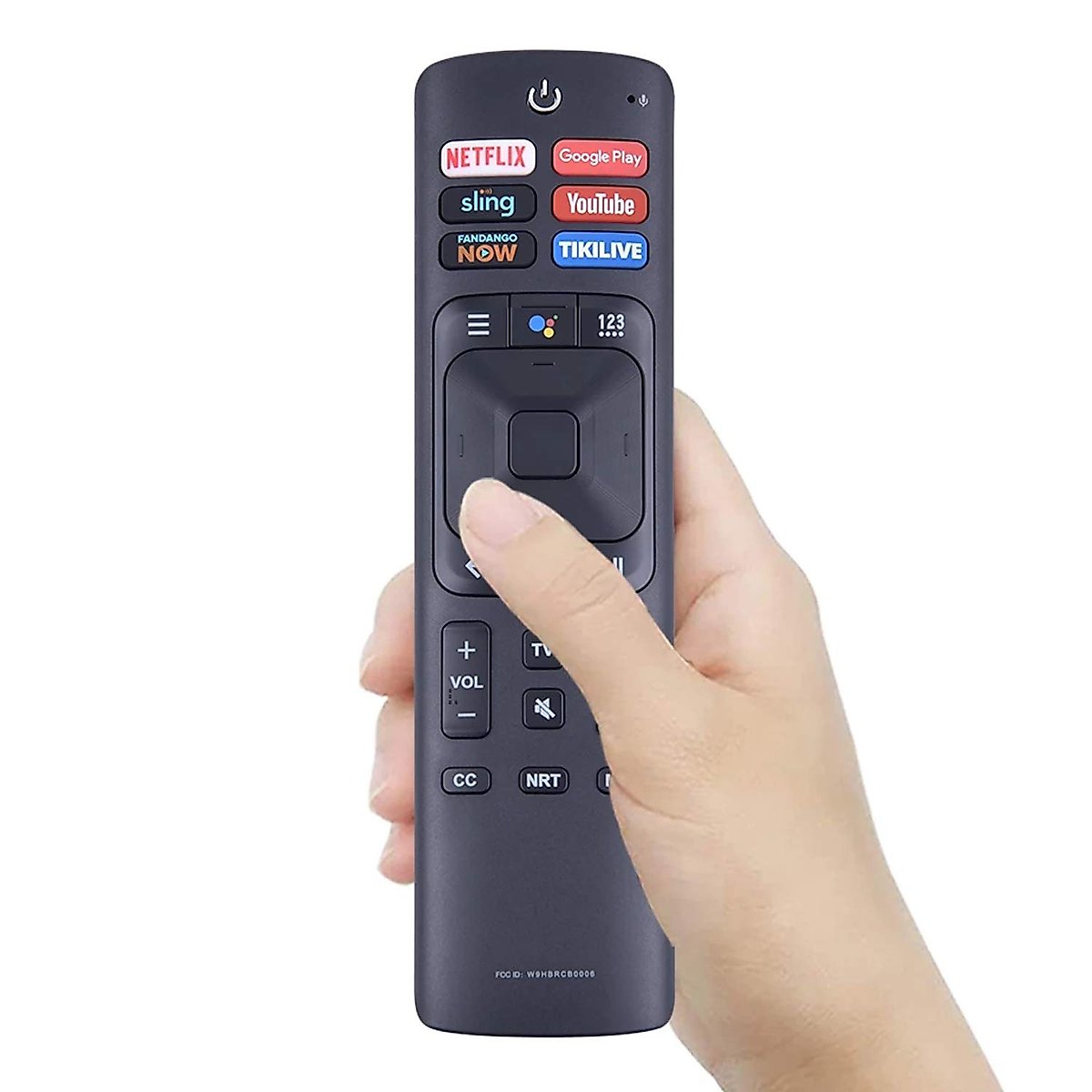 New ERF3A69 IR Remote Control for Hisense 55H9100E 655H9100E 65H9808 Smart TV with Netflix Google Play Sling YouTube Fandango Now Tikilive Buttons(with Batteries)【Without Voice Function】