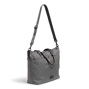 Vera Bradley Women's Recycled Lighten Up Reactive Tote Bag, Gray Heather, One Size