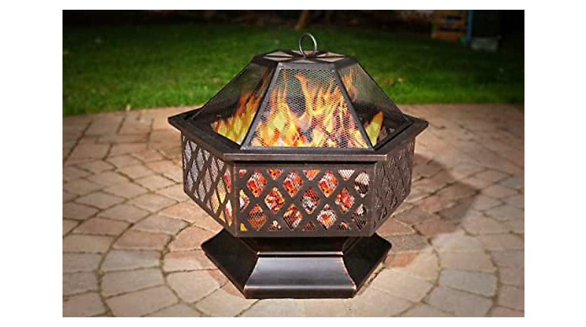 Endless Summer Hex Shaped Fire Bowl - Warm Your Outdoors