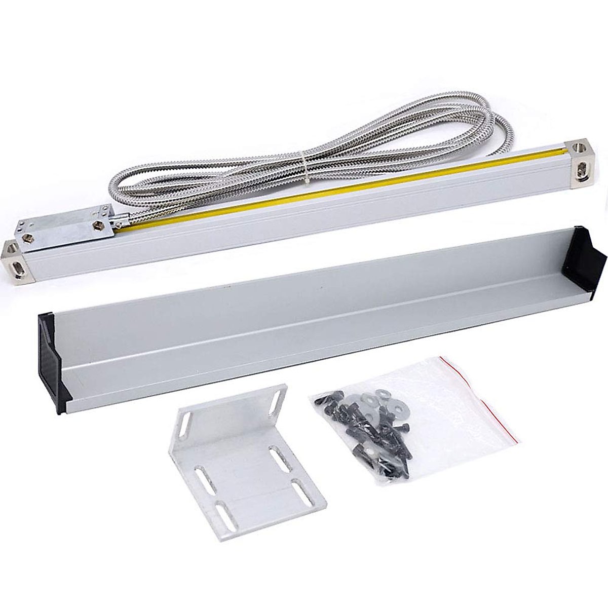 TOAUTO Digital Readout DRO 900mm 36", LCD Display 1um Glass Linear Scale Meter for CNC Milling Lathe EDM Machine
