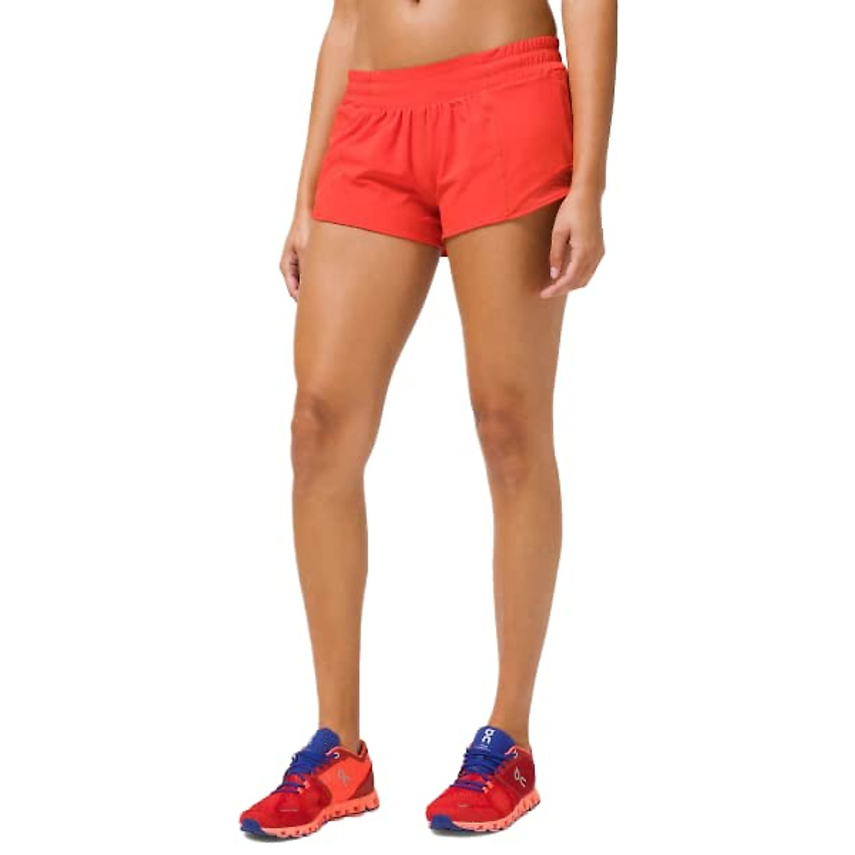 Lululemon Hotty Hot LR Short (Size 4, Dark Red, Numeric_4)