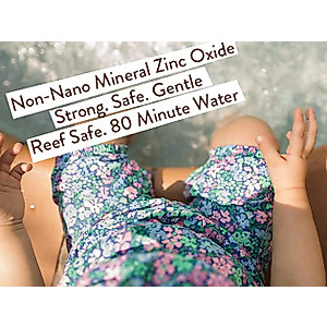 Babo Botanicals Baby Face Mineral Sunscreen Stick SPF 50 – with 70+% Organic Ingredients & Zinc Active – Water-Resistant & Fragrance-Free – 0.6 oz, 1-Pack