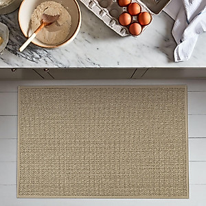 Artoid Mode Washable Non Slip Rubber Backing Kitchen Rugs Doormat, Absorbent Kitchen Floor Mats Front of Sink Kitchen Mats for Floor Home Decor 24x35 Inch