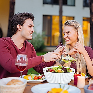 JDZTC Pho Bowl Large Deep Soup Cereal Serving Salad Bowls For Eating Snack Popcorn Ceramic Japanese Noodle Bowl