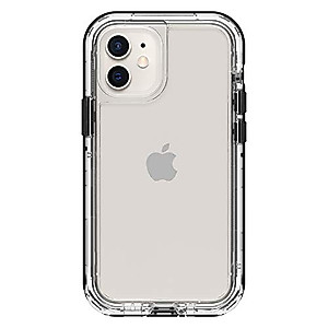 LifeProof for Apple iPhone 12 Mini, Slim DropProof, DustProof and Snowproof Case, Next Series, Clear/Black