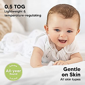 KeaBabies Baby Sleep Sack 6-12/12-18 Months - Organic Cotton Wearable Blanket Swaddle Sack, Baby Swaddle Blanket, Toddler Sleeping Sack, Transition Sleep Sacks, Baby Sleeping Bag (M (6-18M), KeaStory)