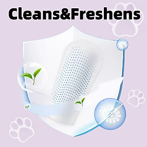 Jerrlin WoWs 3Pack Pet Teeth Cleaning Wipes for Dogs & Cats 150 Counts Reducing Plaque & Tartar, Breath Freshener Dental and Gum Care Finger Pet Wipes