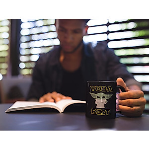 Youda Best Mug - FathersDay Mugs for Dad Star Wars Dad Mug, Valentines Day Mugs for Boyfriend | Baby Youda Best Dad Ever Coffee Mug Gift for Star Wars Fans | Daddy Star Wars Gift for Father (Youda)