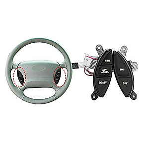 Steering Wheel Mounted Cruise Control Switch Button Kit Replacement Fit for Ford 1998-2003 Ranger 2001-2005 Explorer Sport Trac F150 Mercury Mountaineer Mazda B3000 F87Z9C888BB (Black)