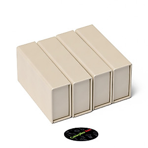 Caterpillar Red 4 x Magnetic USB Presentation Gift Boxes, Cream Colour, Flash Drives, Removable Drives, Wedding USB Box, Wedding Presentation Gift Box, Photography, 4, Present Gift