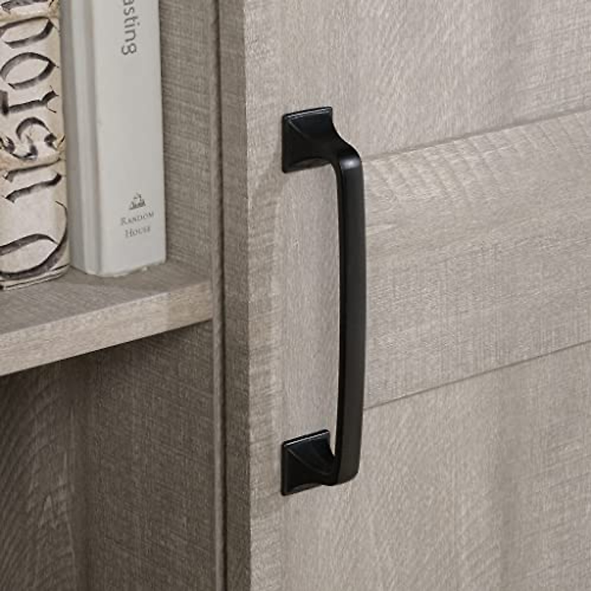 Sauder Miscellaneous Storage Sliding Door Cabinet, L: 27.09" x W: 15.39" x H: 62.99", Spring Maple Finish