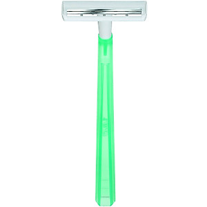 BIC Twin Lady Sensitive Razors, Disposable Razors with Two Blades for a Smooth and Precise Shave, Pack of 15