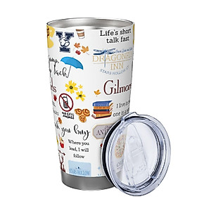 Stainless Steel Insulated Coffee Cup with Lid and Straw, 20 oz Gifts for Mom Girl Daughter Sister Friend Double Walled Stainless Steel Tumbler (silvery-E)