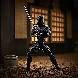 G. I. Joe Hasbro Classified Series : G.I. Joe Origins Snake Eyes Action Figure 16, Premium 6-Inch Scale Toy with Custom Package Art , Black