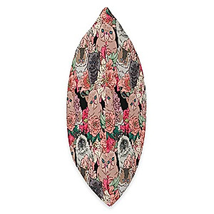 Huebucket Because Cats Throw Pillow, 18x18, Multicolor