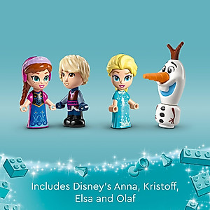 LEGO Disney Frozen Anna and Elsa’s Magical Carousel 43218 Ice Palace Building Toy Set with Disney Princess Elsa, Anna and Olaf, Great Birthday Gift for 6 Year Olds