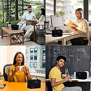 SUNNY BIRD Small Japanese Bento Box Bag Portable Lunch Snack Bag for Work and School (Black)