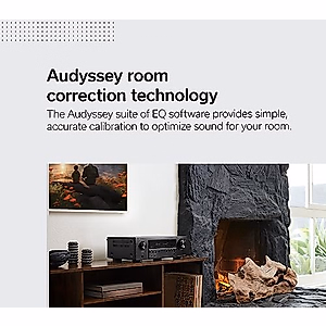 Denon AVR-S670H 5.2 Ch Home Theater Receiver (2023 Model) - 8K UHD HDMI Receiver (75W X 5), Streaming via Built-in HEOS, Bluetooth & Wi-Fi, Dolby TrueHD, Dolby Pro Logic II & DTS HD Surround Sound