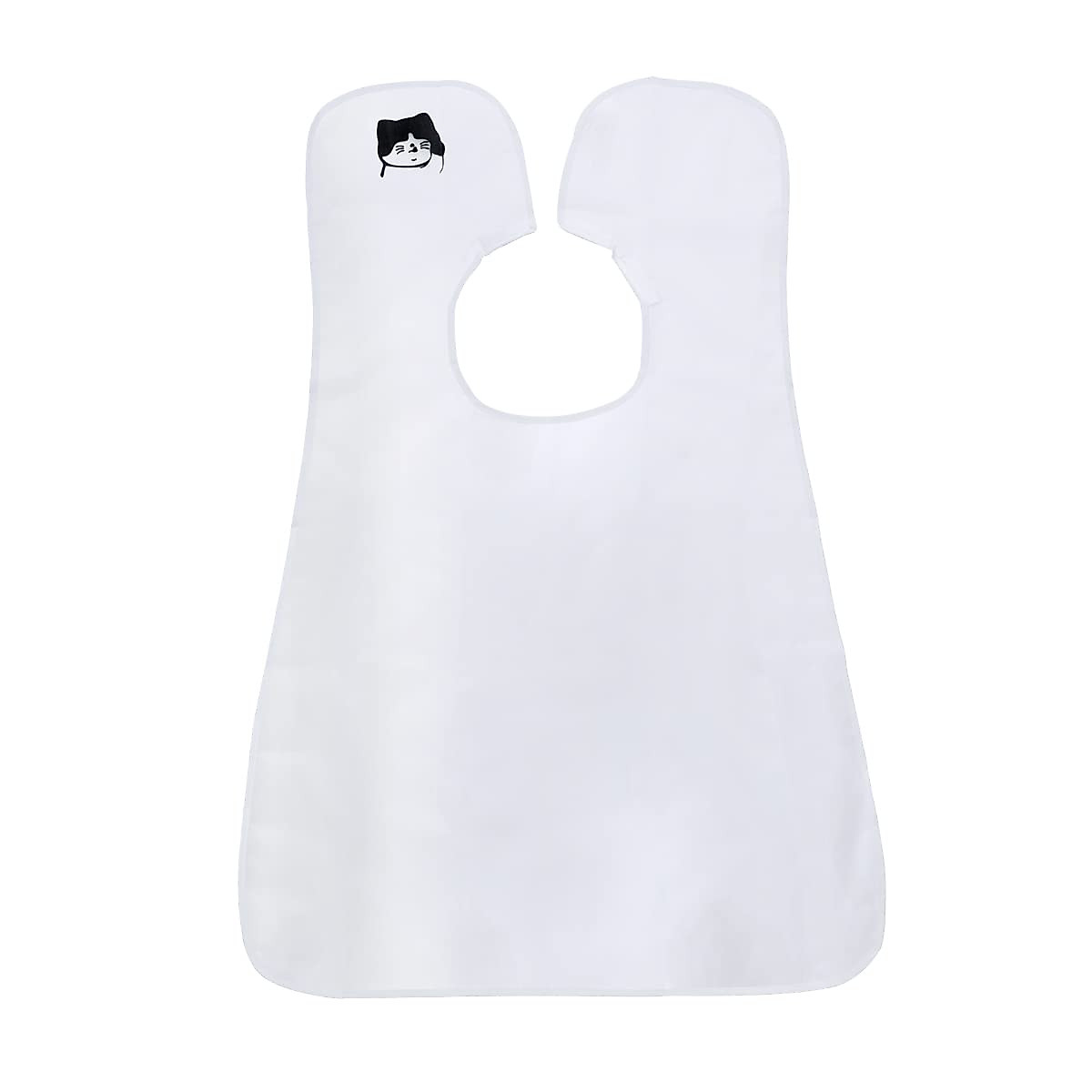 2Pcs Beard Bib Apron,Non-Stick Men’s Hair Catcher for Shaving and Trimming,Adjustable Neck Straps with 4 Suction Cups,Grooming Gift for Man,Dad,Husband(White)