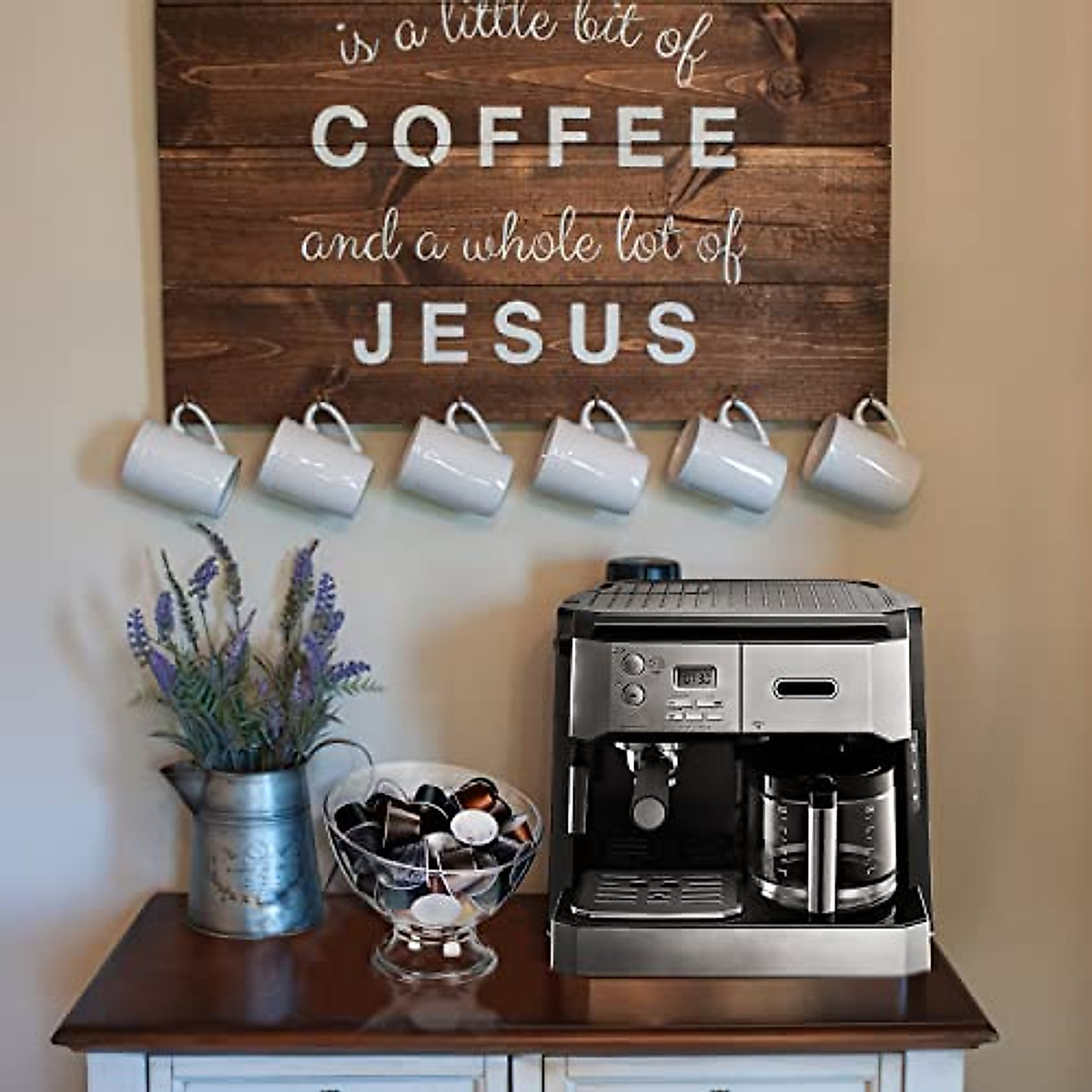 MOLFUJ Coffee Pod Holder, Clear K Cup Holder Plastic, Espresso Coffee Pod Holders for Counter Small, Coffee Pod Storage for K Cups, Capsule Organizer Creamer Holder for Coffee Bar