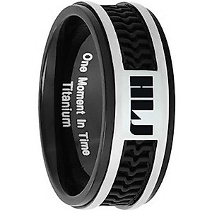 Spanish Elements CTR Ring Black Titanium with Rubber Inlay - J120s (9)