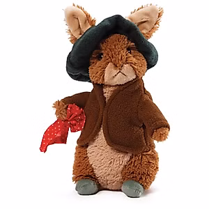 GUND Official Beatrix Potter Benjamin Bunny Plush, Stuffed Animal for Ages 1 and Up, Brown, 6.5”