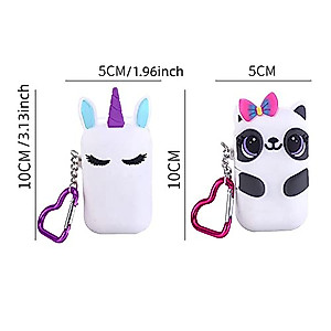 Collapsible Reusable Silicone Straws Portable Folding Drinking Straw Free with Travel Case & Cleaning Brush for Party Travel Household Cold or Hot Straws (B)