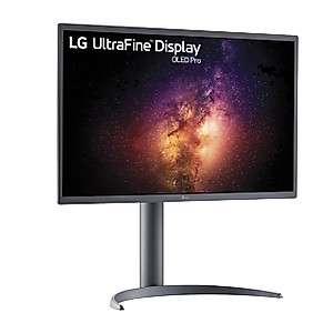 LG 27EP950-B 27” Ultrafine UHD (3840 x 2160) OLED Pro Display with Adobe RBG / DCI-P3 99%, VESA Display HDR 400 True Black, 1M:1 Contrast Ratio and Tilt/Height/Pivot Adjustable Stand - Black