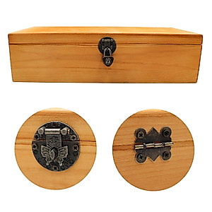 Bronze Wooden Lockable Currency Tray, 5 Compartment Cash Organizer, Cash Organizer Money Storage Box with Lockable Cover, Money Organizer for Cash