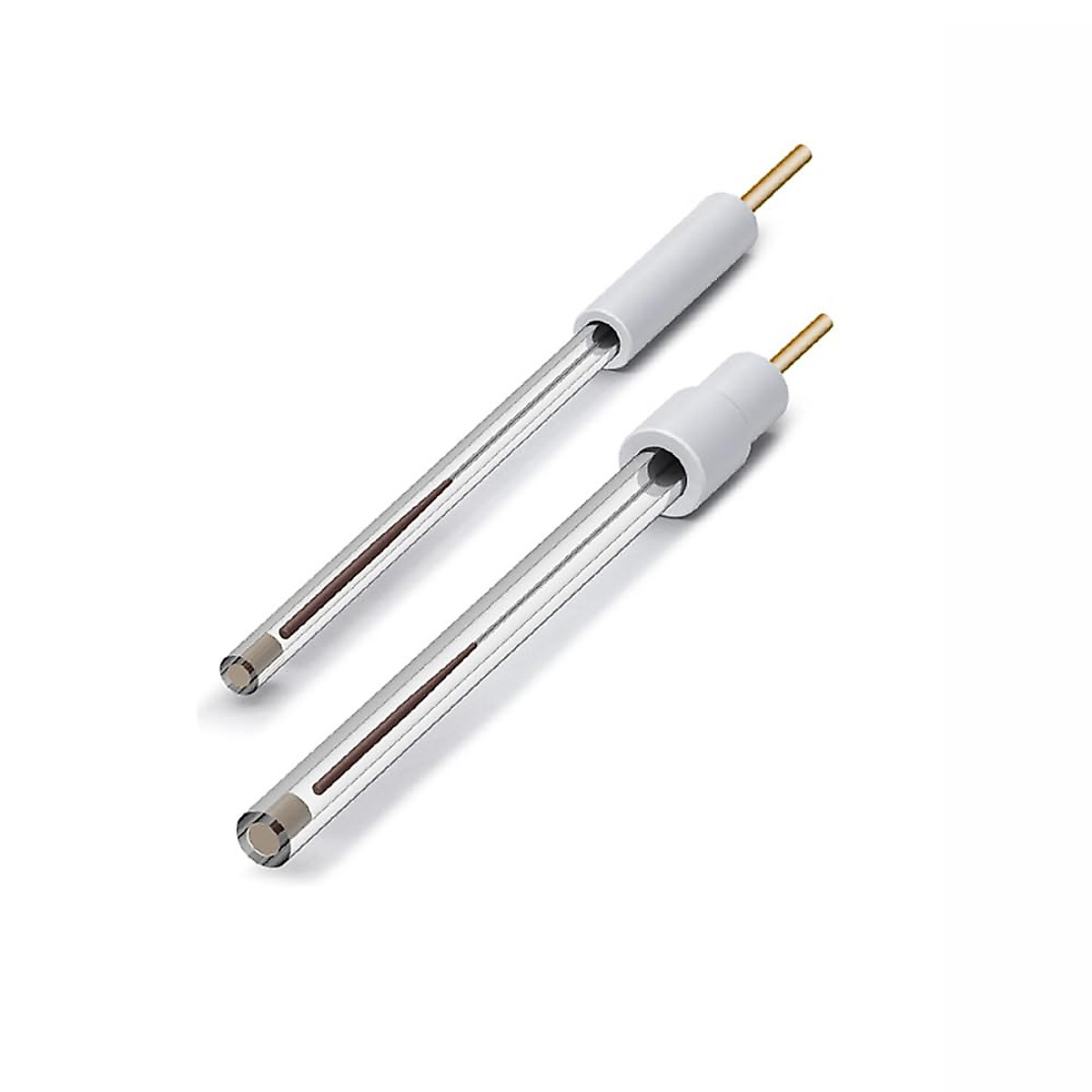 CAULYS Silver Chloride Silver Reference Electrode, Ag/Agcl Reference Electrode, 1 Pcs Silver Silver Chloride Electrode (Diameter 4mmX50mm Length)