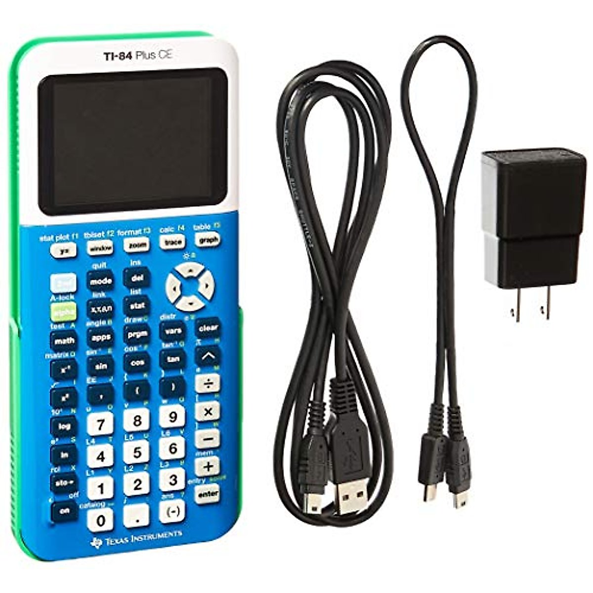 Texas Instruments TI-84 Plus CE Color Graphing Calculator, Trifecta